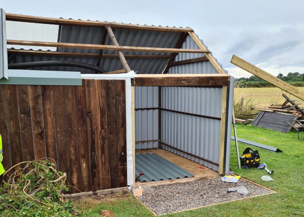 Timber Cladded Shed | I.O ROOFING SOLUTIONS